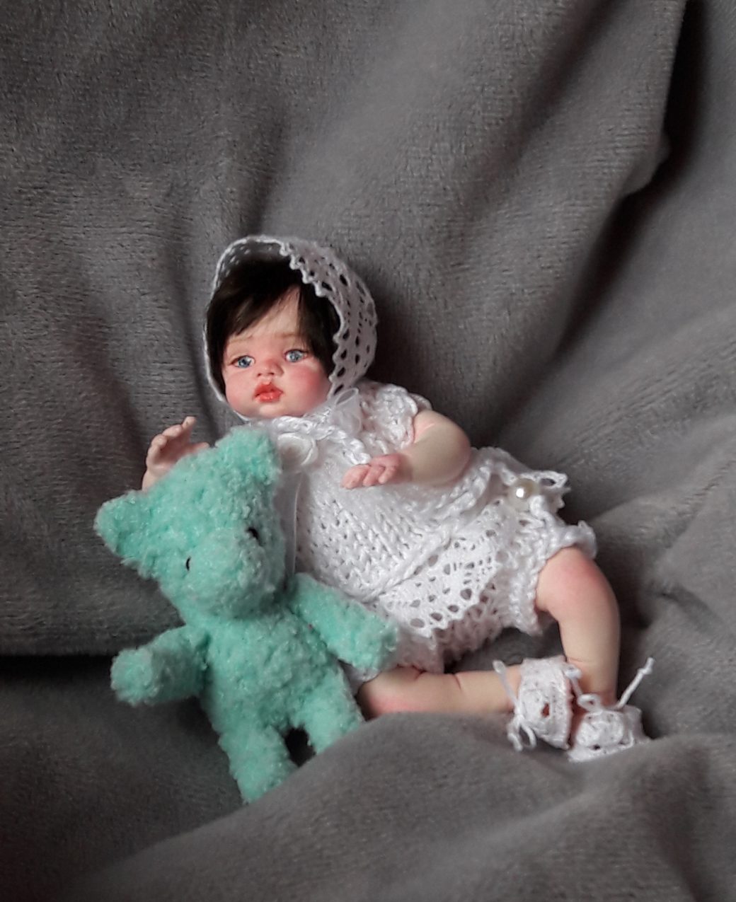 OOAK art baby doll limited edition | Kovalevadoll -tiny silicone baby dolls