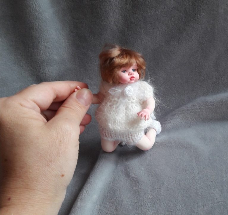 Miniature Collectible Doll Baby | Kovalevadoll -tiny silicone baby dolls