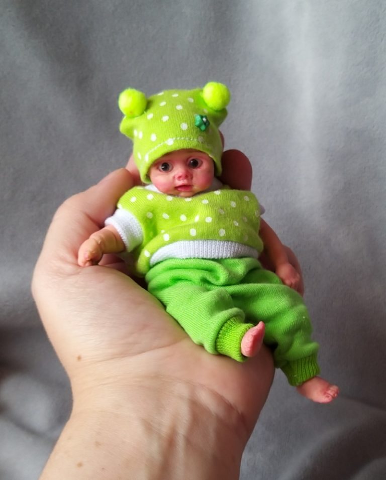 Mini silicone baby dolls 5 inch | Kovalevadoll -tiny silicone baby dolls