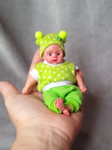 Mini silicone baby dolls 5 inch | Kovalevadoll -tiny silicone baby dolls