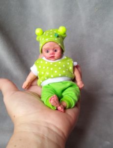 Mini silicone baby dolls 5 inch | Kovalevadoll -tiny silicone baby dolls