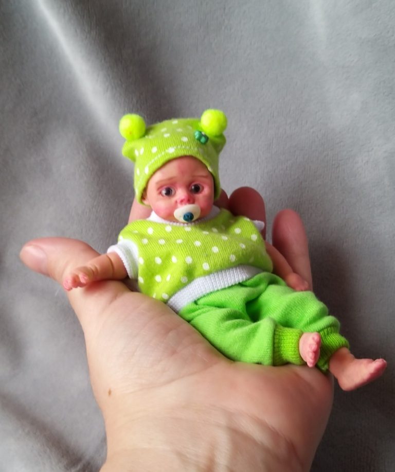 Mini silicone baby dolls 5 inch | Kovalevadoll -tiny silicone baby dolls