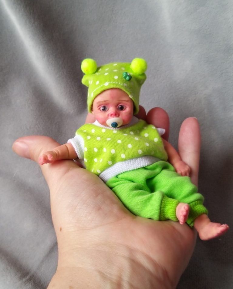 Mini silicone baby dolls 5 inch | Kovalevadoll -tiny silicone baby dolls