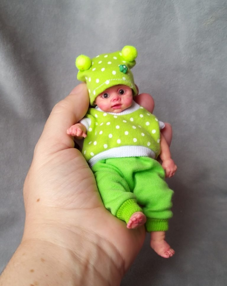 Mini silicone baby dolls 5 inch | Kovalevadoll -tiny silicone baby dolls