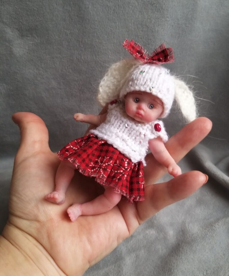 Tiny 5 inch mini silicone baby | Kovalevadoll -tiny silicone baby dolls