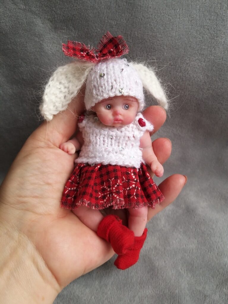Tiny 5 inch mini silicone baby | Kovalevadoll -tiny silicone baby dolls