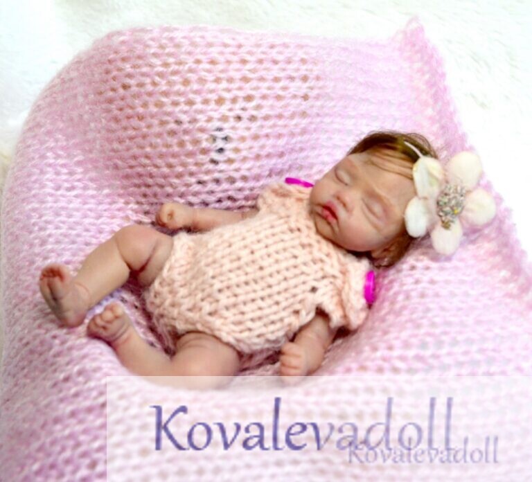mini silicone baby 5 inch | Kovalevadoll -tiny silicone baby dolls