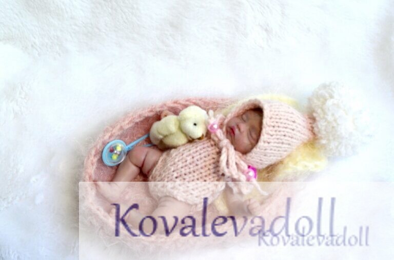 mini silicone baby 5 inch | Kovalevadoll -tiny silicone baby dolls