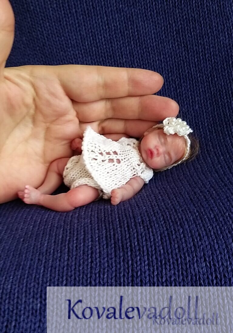 Small silicone baby doll look real | Kovalevadoll -tiny silicone baby dolls