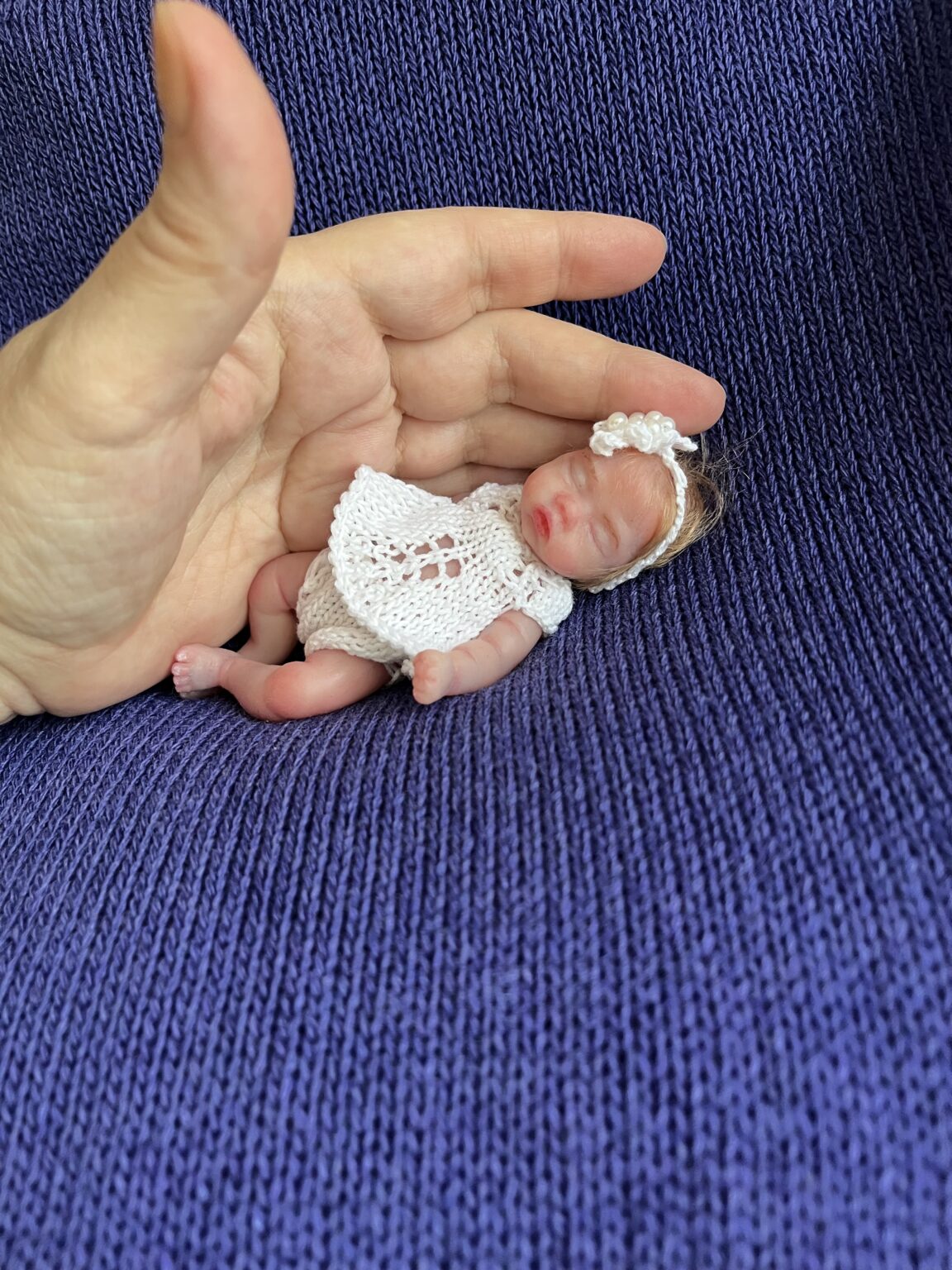 Cute silicone baby doll 5 inch Akaila by Kovalevadoll | Kovalevadoll ...