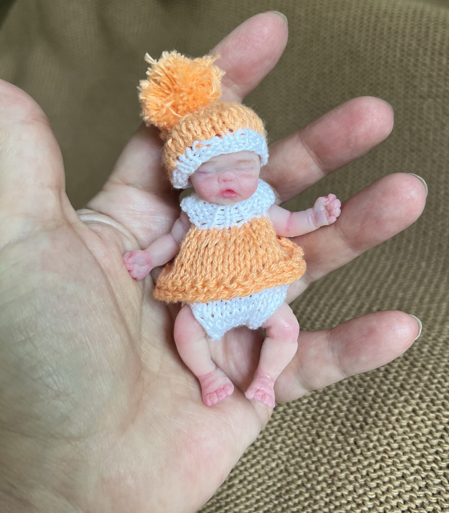 Tiny silicone baby dolls 3 inch by Kovalevadoll | Kovalevadoll -tiny ...